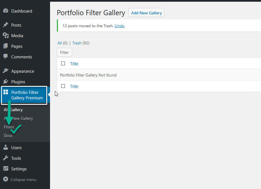 How To Create Filter Portfolio In Wordpress Portfolio Filter Gallery
