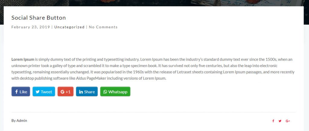 How To Add Social Share Buttons in Your WordPress Website