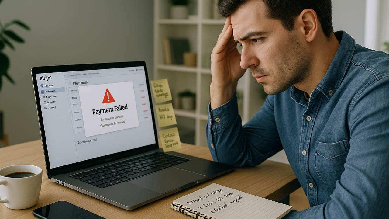 Failed Payments Via Stripe? 9 Fixes You Can Try as Merchant
